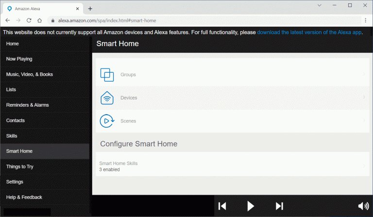 What is the Alexa Smart Home Dashboard